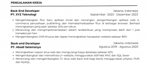 6 Cara Membuat CV yang Menarik di Mata HRD dan Contohnya