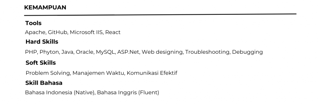 6 Cara Membuat CV yang Menarik di Mata HRD dan Contohnya